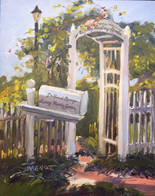 Library Reading Garden - Joan Vienot